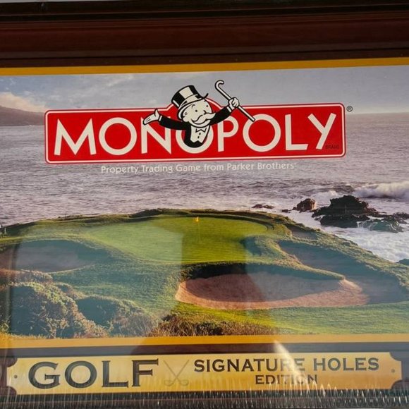 Hasbro | Games | Vintage Monopoly Golf Signature Holes Edition Hasbro ...